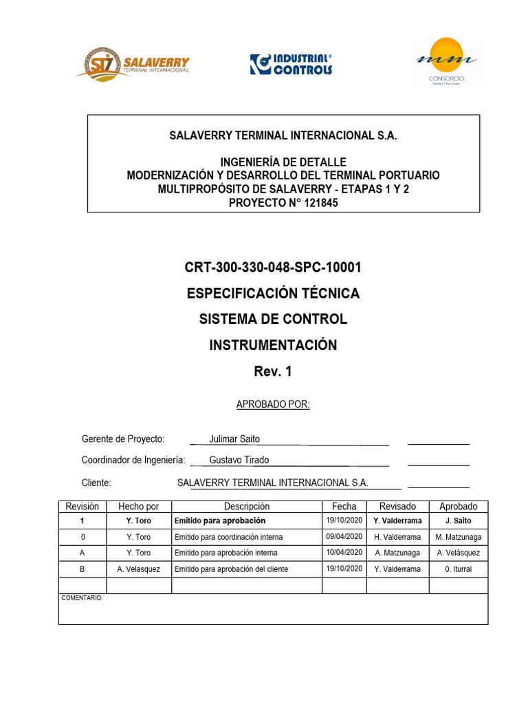 CRT 300 330 048 SPC 10001 - 1 - CRT | PDF | Controlador lógico ...
