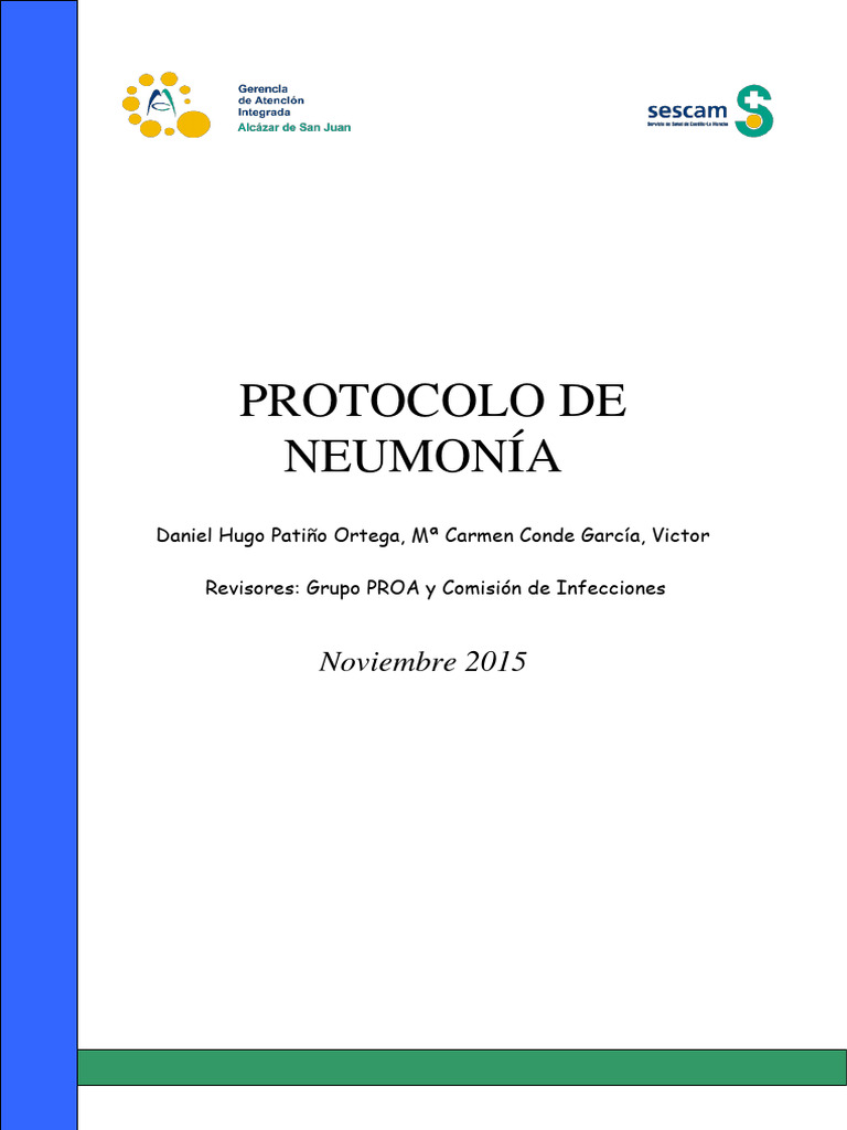 Protocolo Neumona | PDF | Neumonía | Enfermedades y trastornos