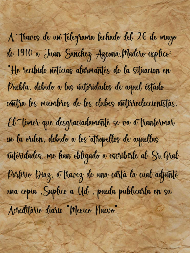 Carta Historia | PDF