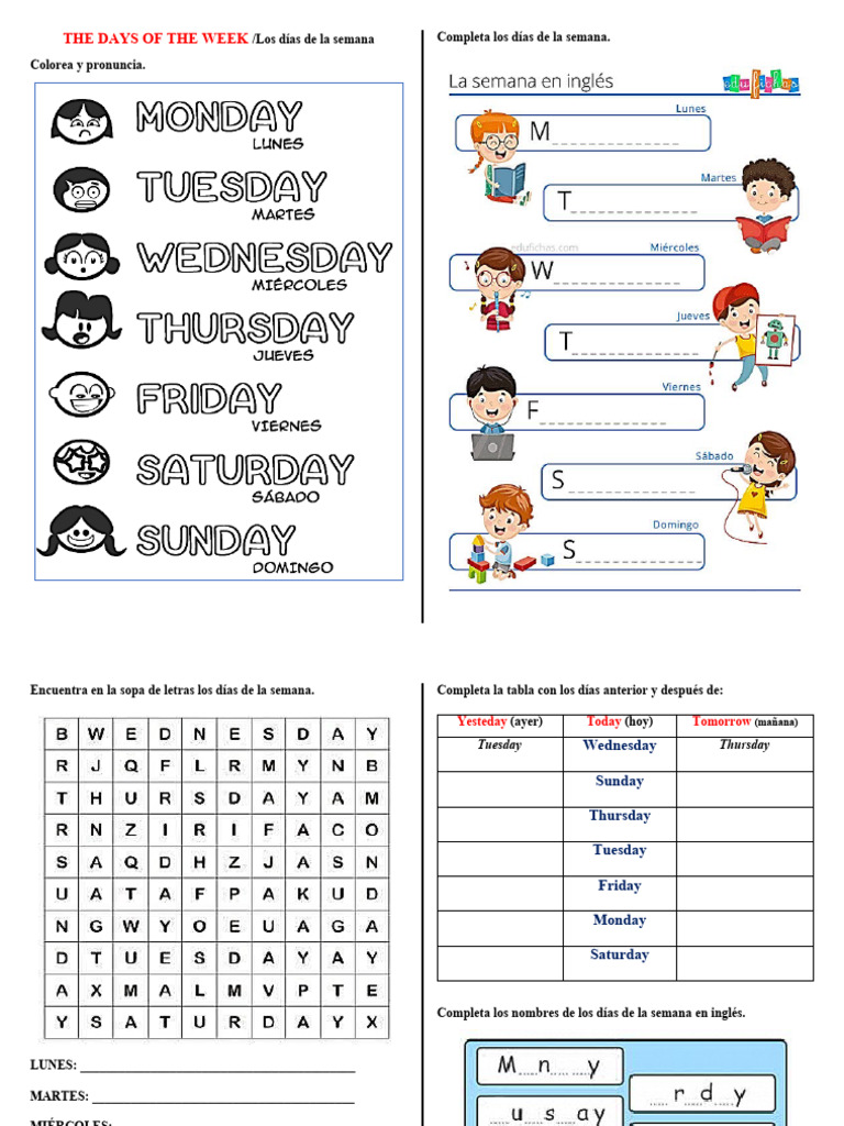 2° Days Months (Dias y Meses) | PDF