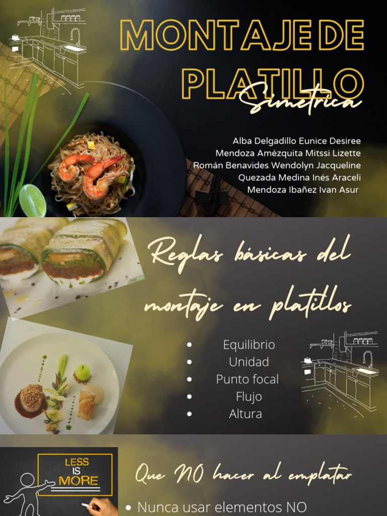 Montaje de Platillo | PDF | Arte