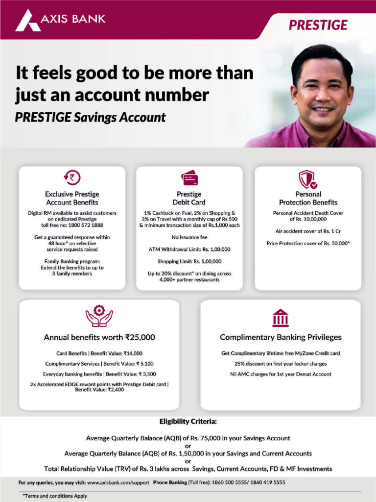 One Pager Prestige Savings27 5 22 | PDF