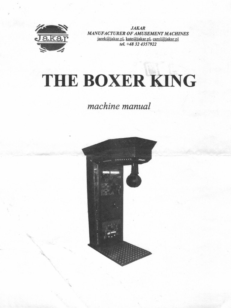 Boxer King Manual JAKAR | PDF