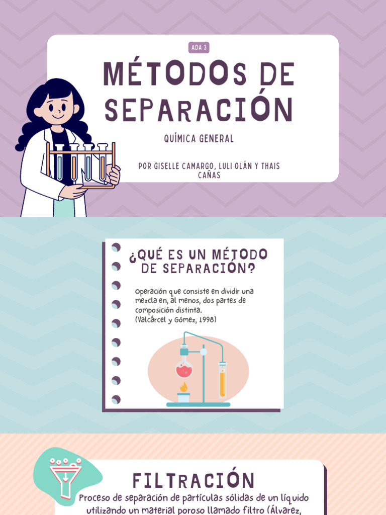 Métodos de Separación | PDF