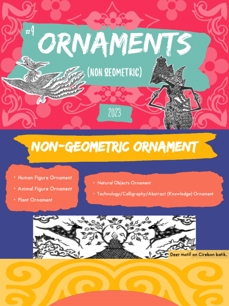 4 - Non-Geometric Ornaments (Theory Part 1) | PDF | Ornament (Art) | Indonesia