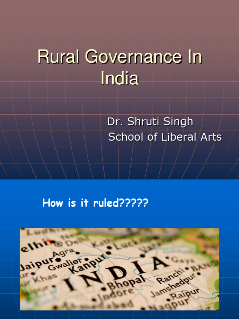 Rural Local Self Government 1 | PDF | Government | Governance