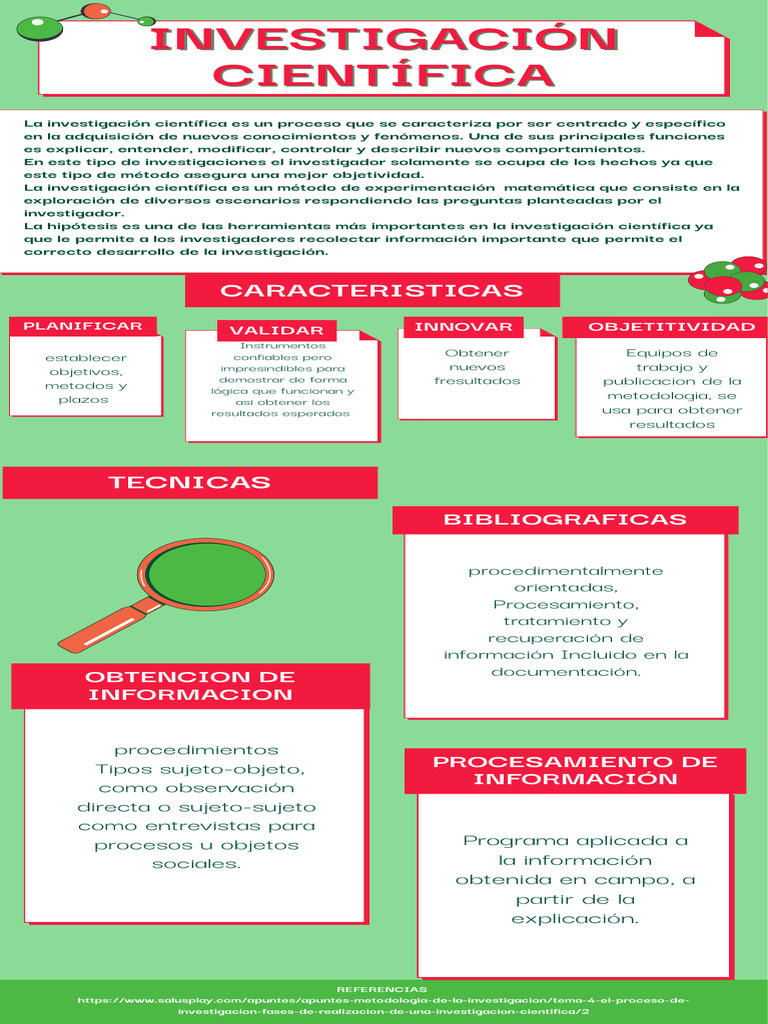 Infografía investigacion | PDF | Método científico | Hipótesis