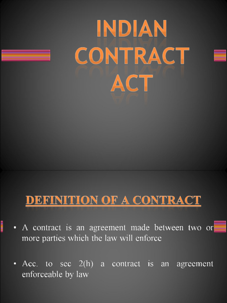Law Unit 1 - Contract | PDF | Offer And Acceptance | Consideration
