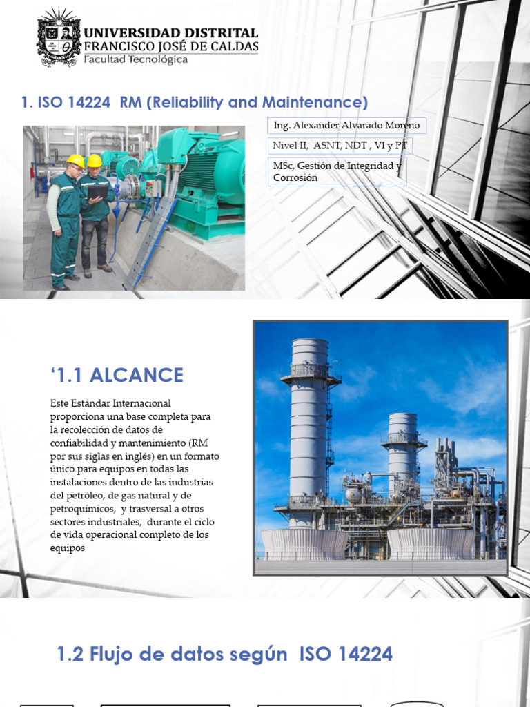 Mantenimiento Industrial Taxonomía de Equipos Iso 14224 Clase1 | PDF ...