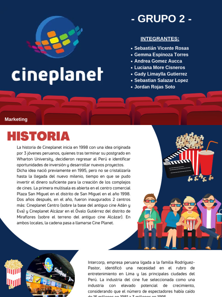 Cineplanet Historia | PDF | Perú | Mercado (economía)