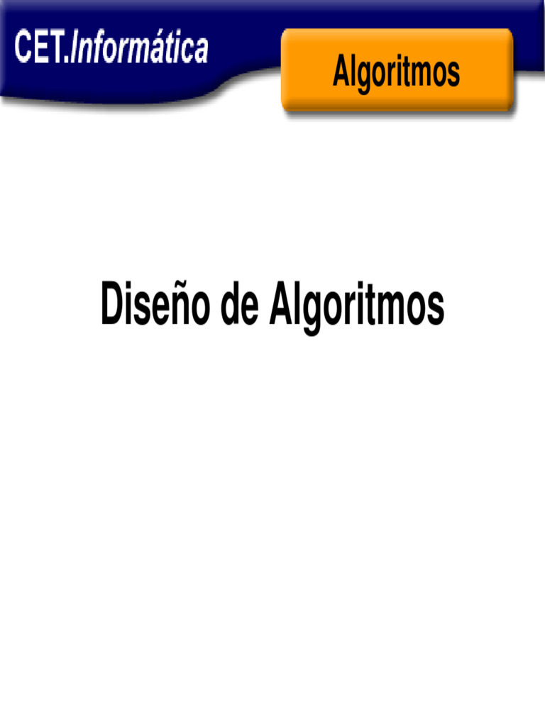 Algoritmos | PDF | Algoritmos | Programación de computadoras