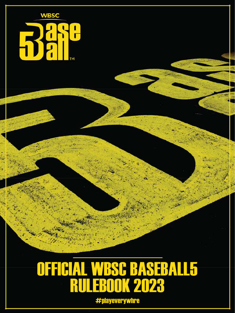 Baseball5 Rulebook | Download Free PDF | Baseball Field | Ball And Bat ...