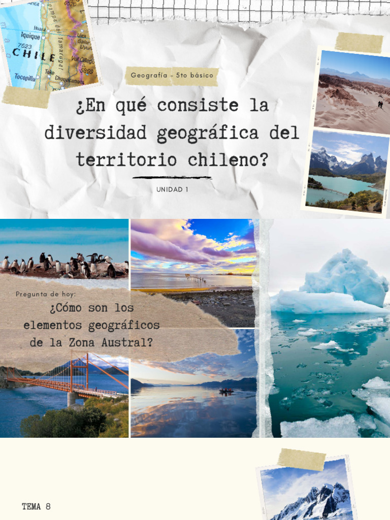 Elementos Geográficos de la Zona Austral | PDF | Andes | Antártida