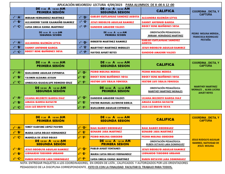 Aplicación Mejoredu Lectura 4 | PDF Aplicación Mejoredu Lectura 4 | PDF
