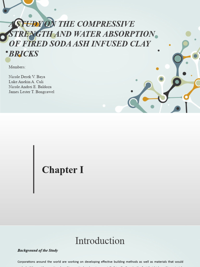 A STUDY ON THE COMPRESSIVE STRENGTH AND WATER ABSORPTION OF FIRED SODA ...