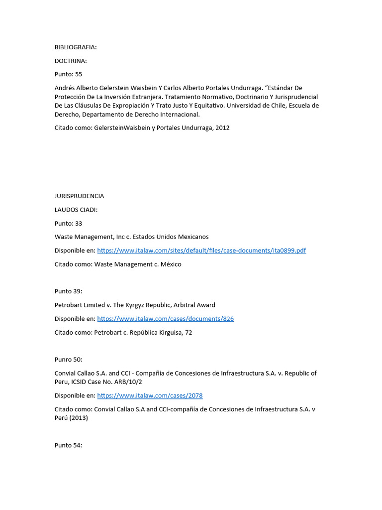 Protección de Inversión Extranjera | PDF | Política