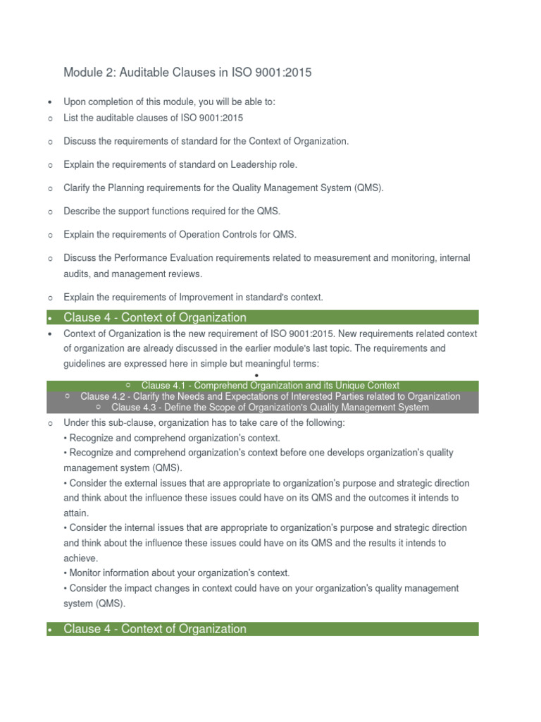 Iso 9001:2015 Quality Management System | PDF | Quality Management ...