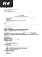 Model Adresa de Inaintare Documente | PDF