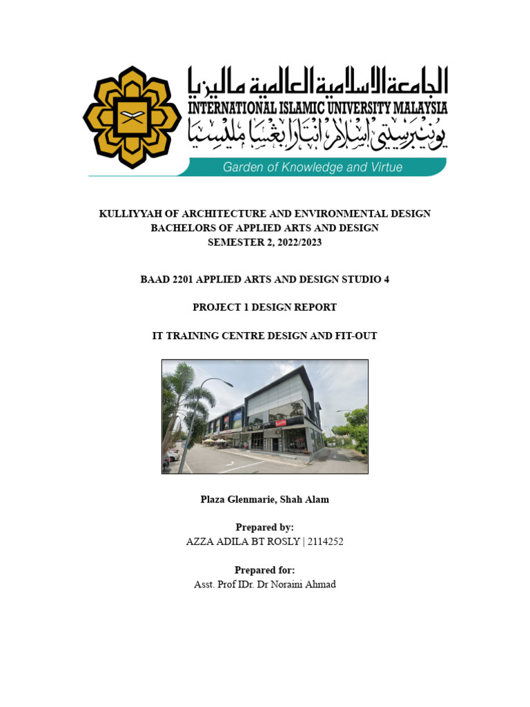 Azza Adila Binti Rosly Report | PDF | Plaster | Wall