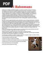Reglas Basicas Del Handball | PDF | Deportes y actividades al aire libre