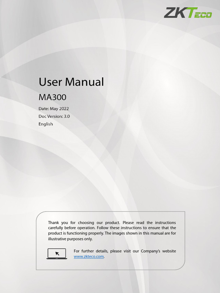 MA300 User Manual 20220531 | PDF | Ip Address | Web Server