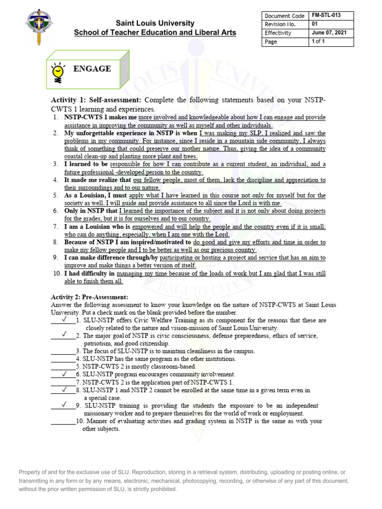 m1 Engage | PDF | Cognition | Learning