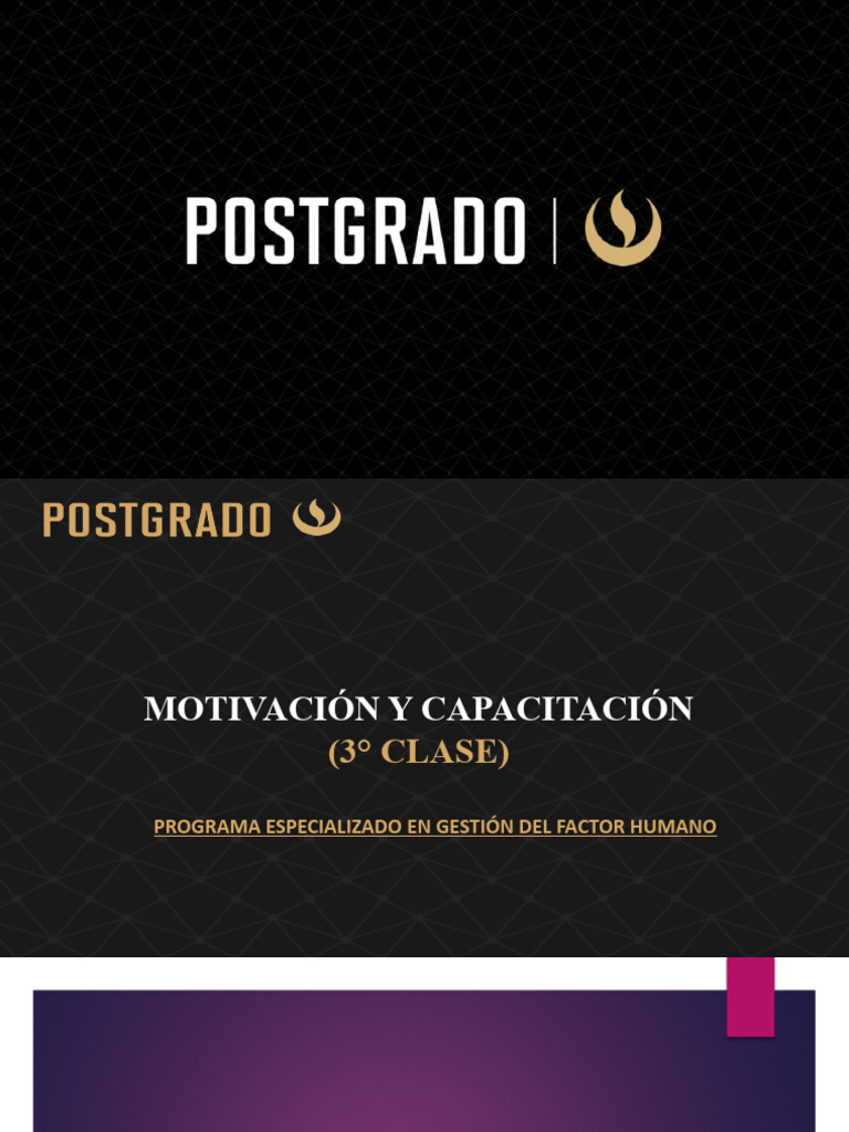 3ra Clase PPT para Subir | PDF | Motivación | Motivacional