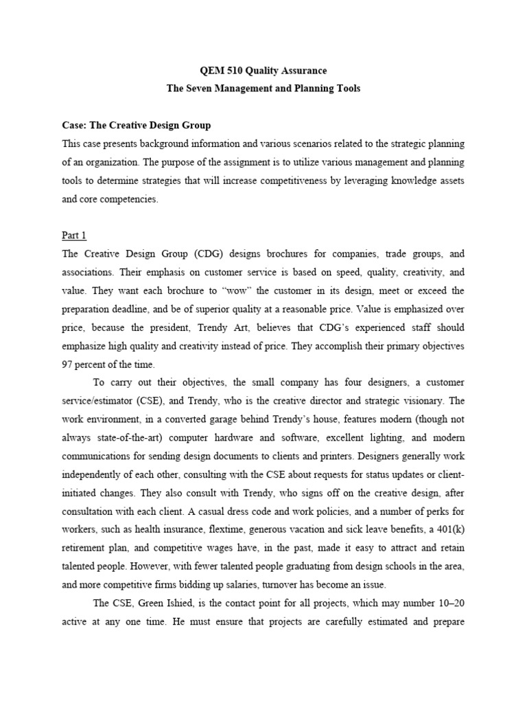 Case - The Creative Design Group Assignment | PDF | Personal Computers | Business