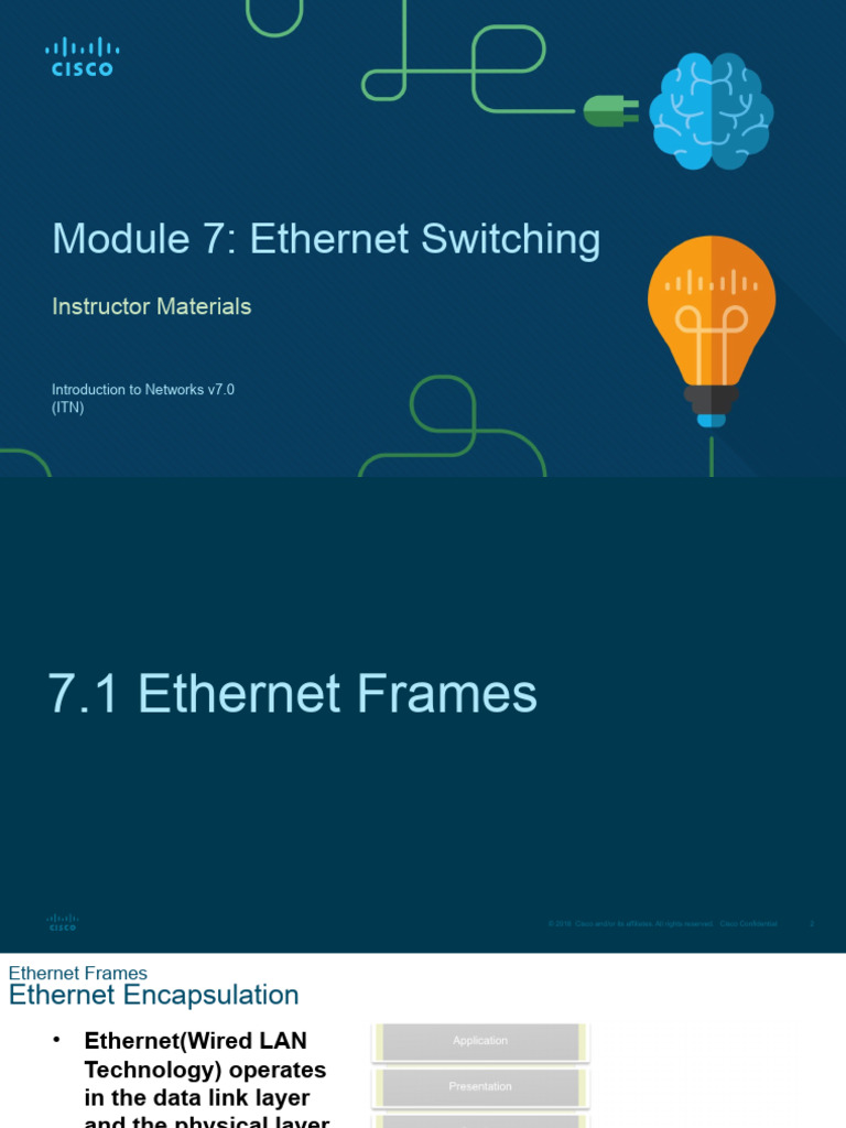ITN - Module - 7 (1) | PDF | Ethernet | Network Switch