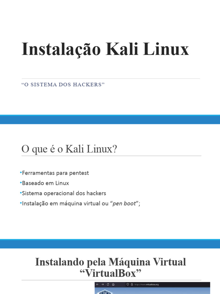 Introduo Kali Linux | PDF