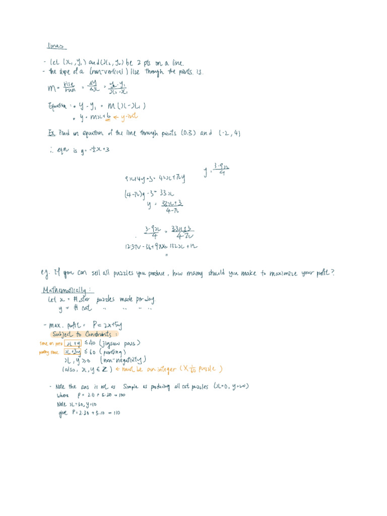 筆記 2023年1月10日 | PDF | Linear Programming | Algorithms