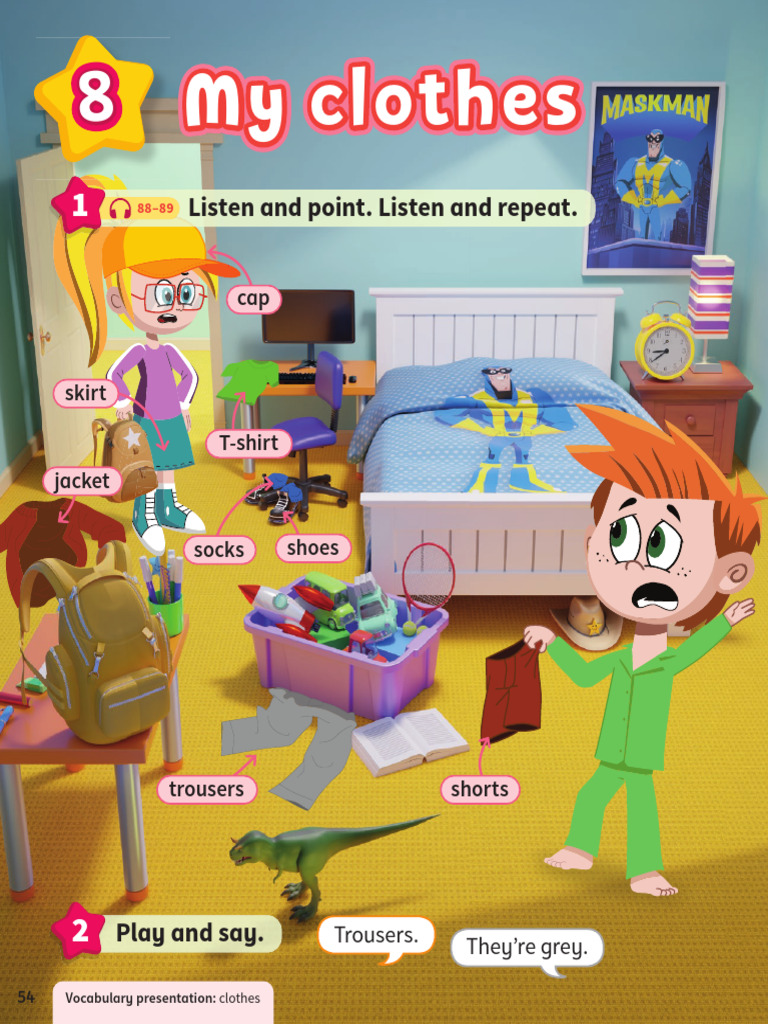 Kids Box New Generation: Clothes Vocabulary | PDF