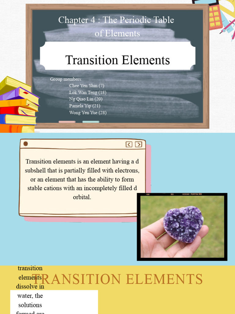 Why Does Transition Metal Form Coloured Compounds | PDF