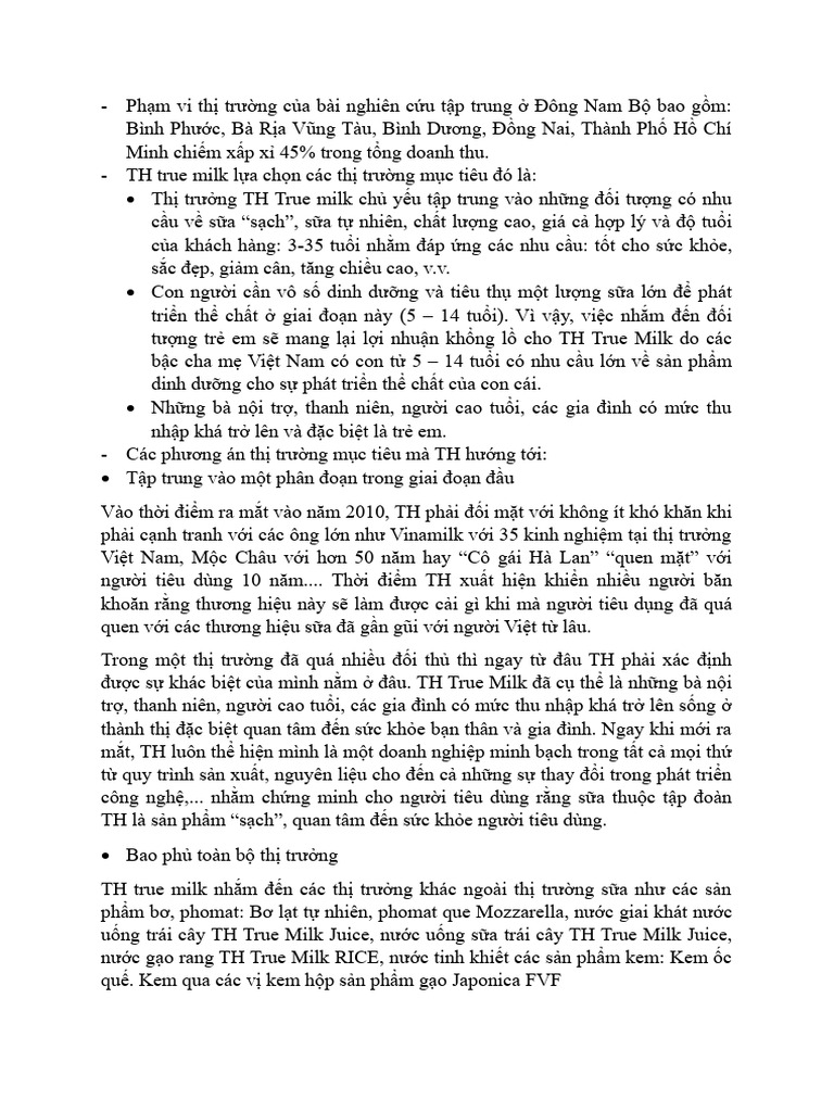TH True Milk | PDF