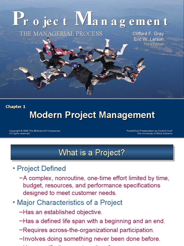Project Management Chapter 1 Gray N Larson | PDF | Project Management ...