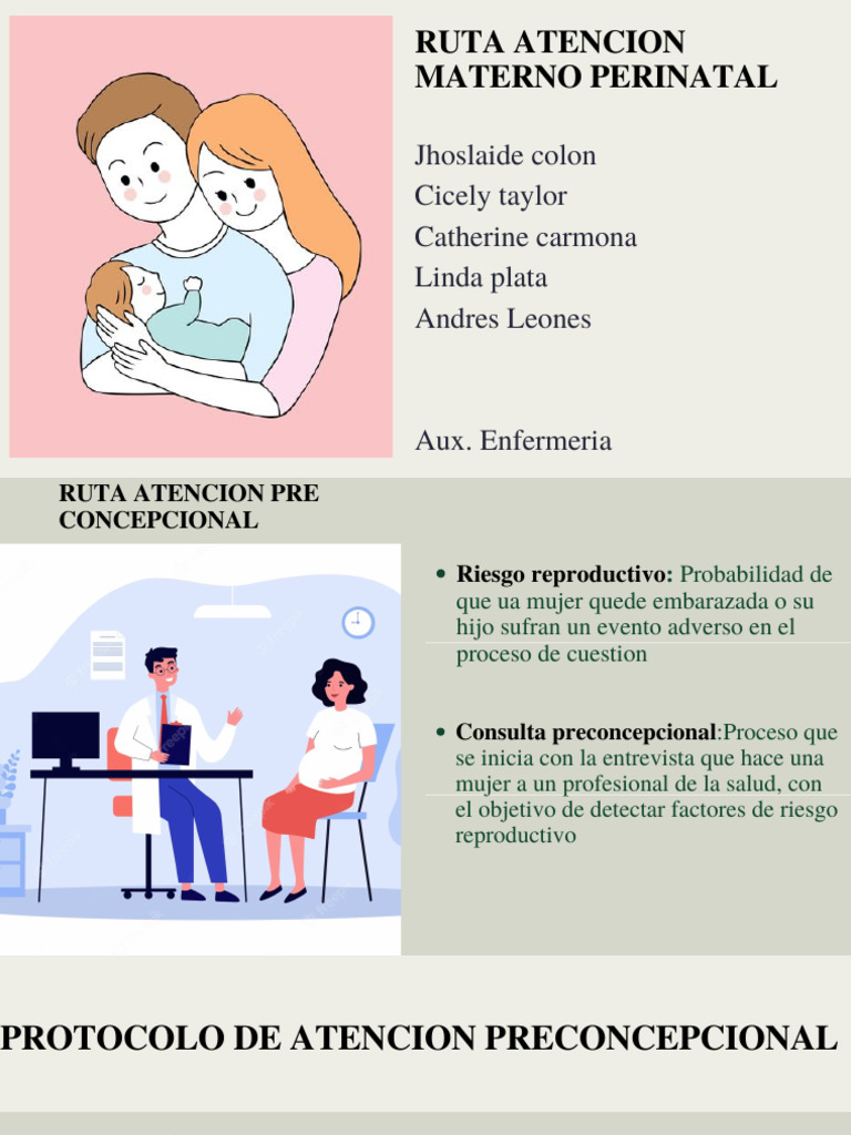 Ruta Integral de Atencion Materno Perintal | PDF | Salud y bienestar