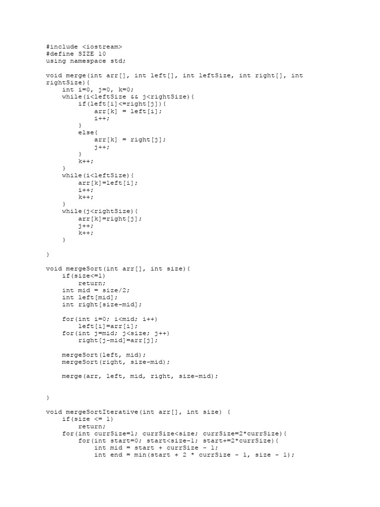 Merge | Download Free PDF | Computer Programming | Programming Paradigms