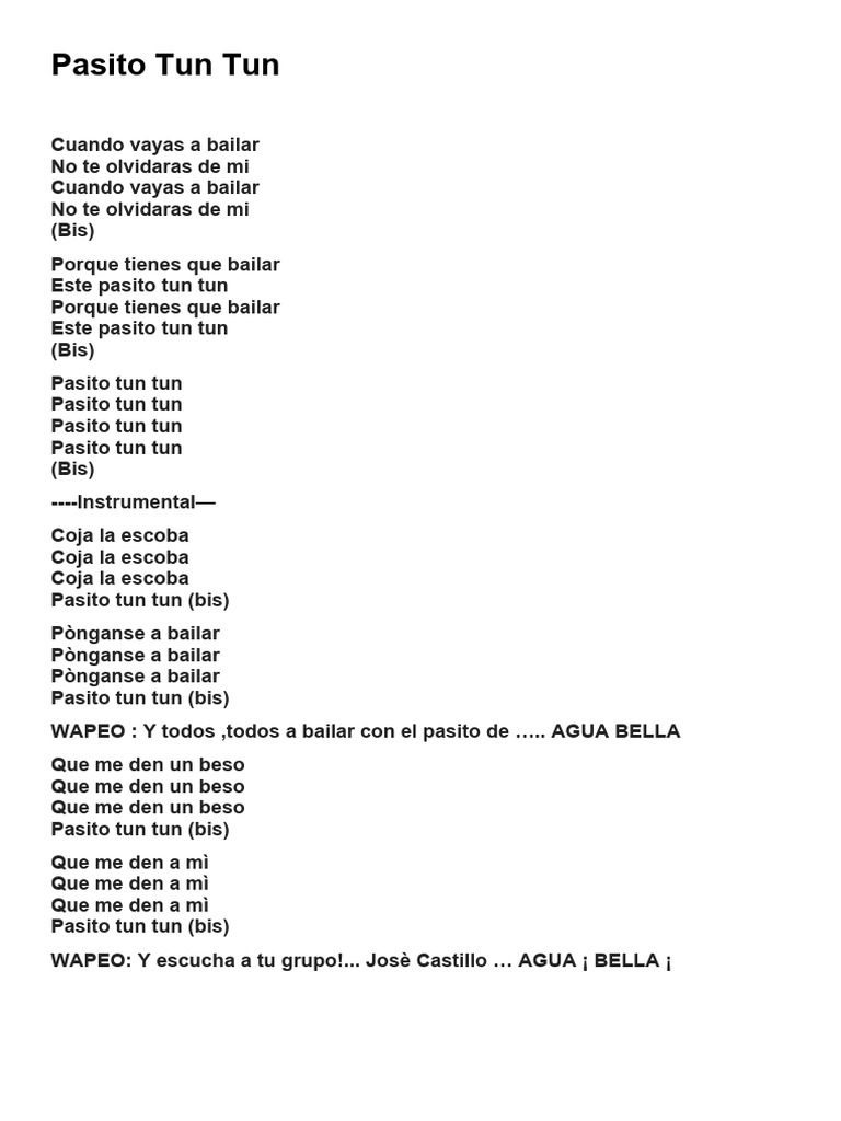 - LETRAS 1- Tropical | PDF | Amor