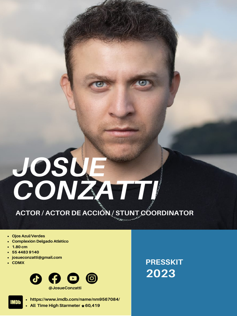 Josue Conzatti Presskit 2023 PDF | PDF