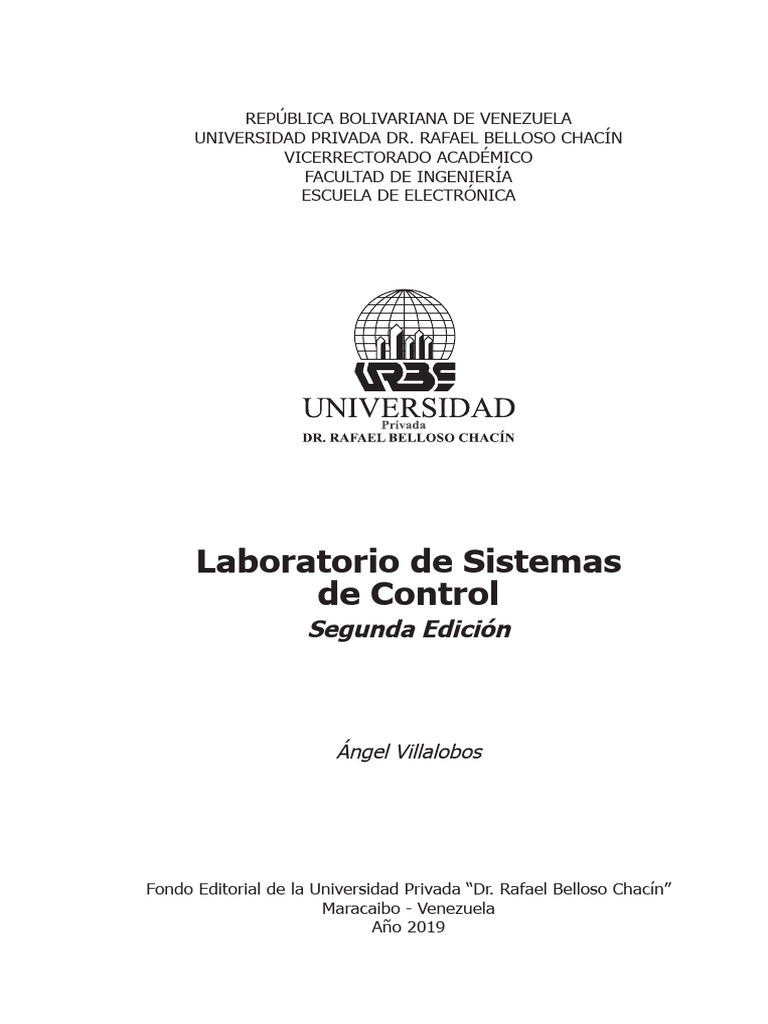 MANUAL Laboratorio de Sistemas de Control | PDF | Ciencias fisicas | Ingeniería mecánica