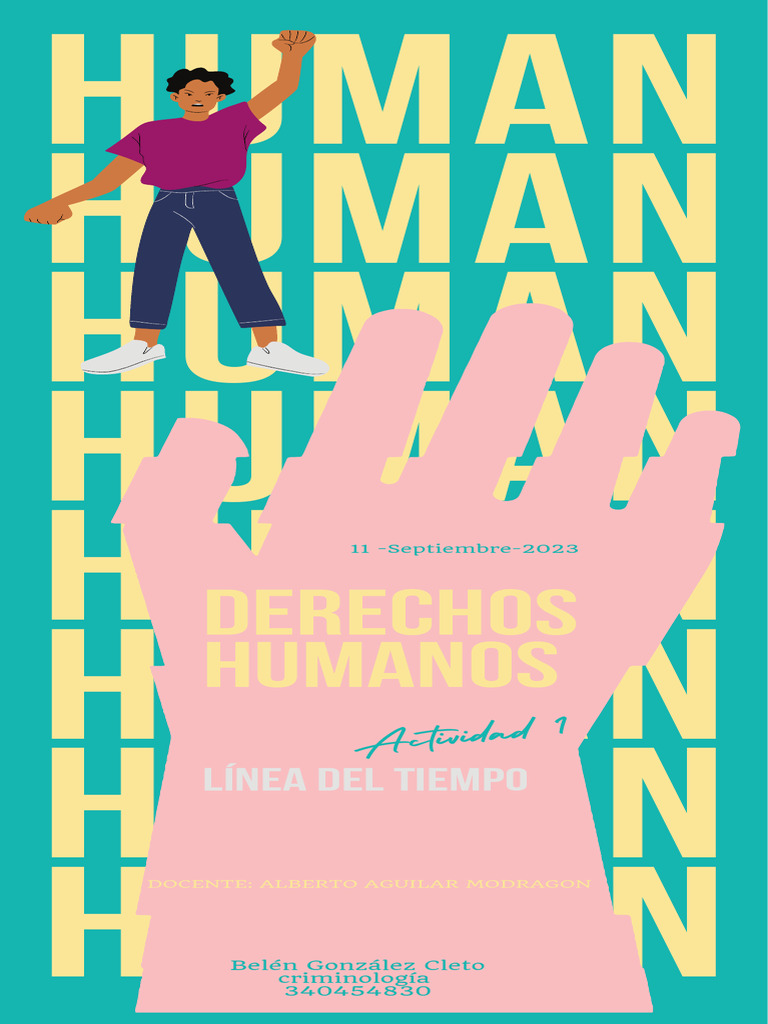 Lineal Del Tiempo Derechos Humanos | PDF | Derechos humanos | Libertad