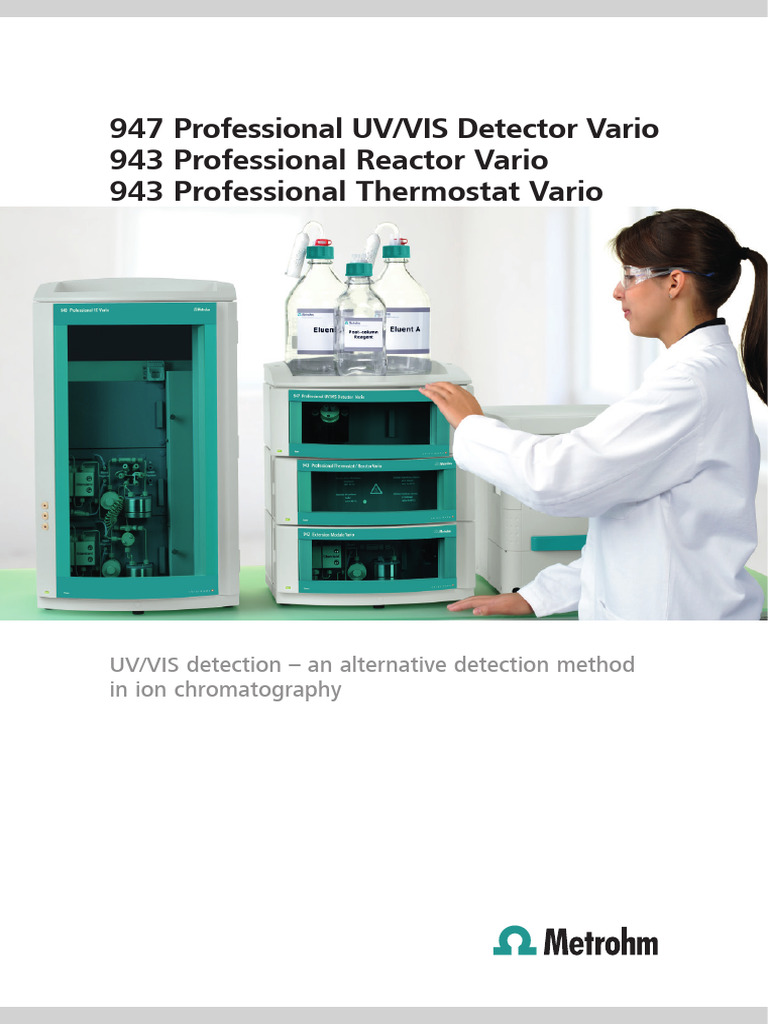 UV/VIS Detector for Ion Chromatography | PDF | Ultraviolet–Visible ...