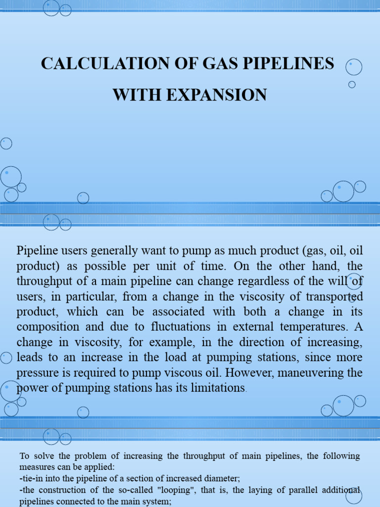 Gas Pipeline Capacity Expansion Methods | PDF | Teaching Methods ...