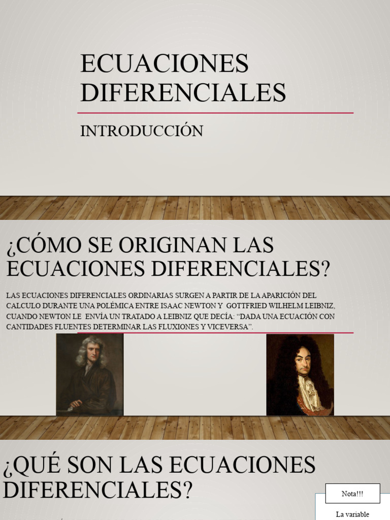 Ecuaciones Diferenciales | PDF | Ecuaciones | Derivado