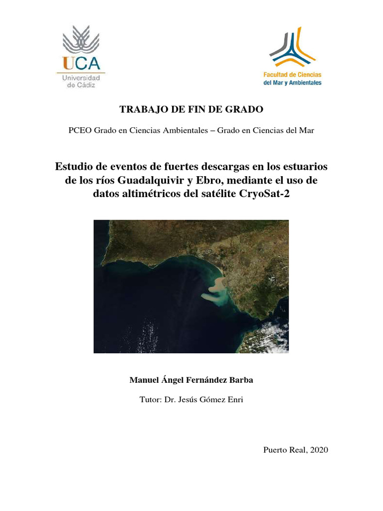 TFG Manuel Fernández Barba | PDF | Ciencias de la Tierra | Geografía Física