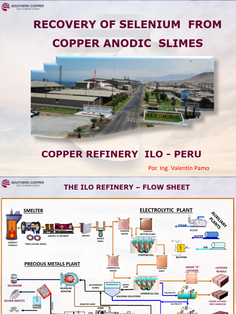 Recovering of Selenium From Copper Anodic Slimes | PDF