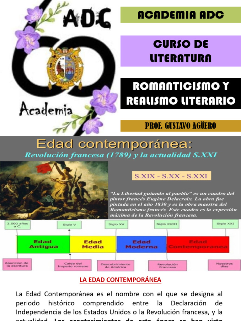 Romanticismo y Realismo Literario | PDF | Realismo literario | Romanticismo