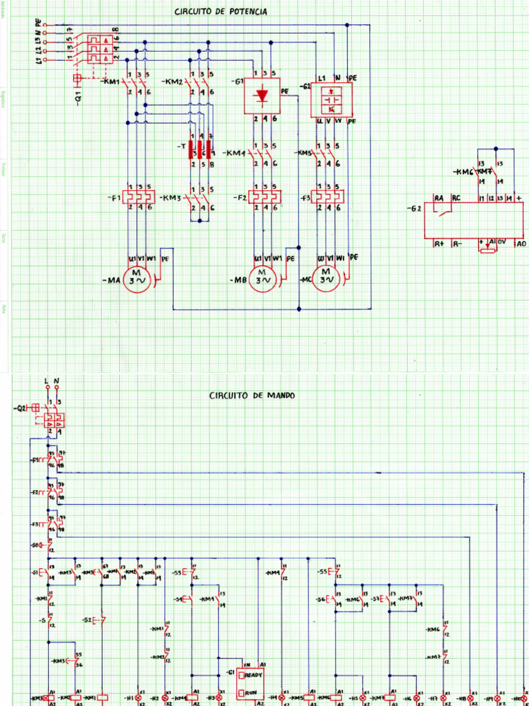 Control de 3 Motores Trifasicos | PDF