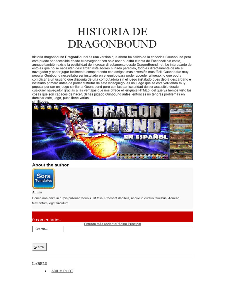 Historia de Dragonbound | PDF