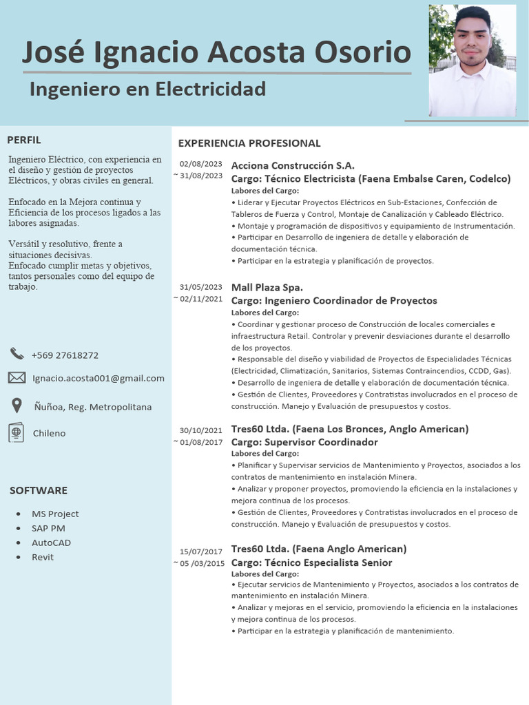 CV Jose Acosta 2023 | PDF | Tecnología